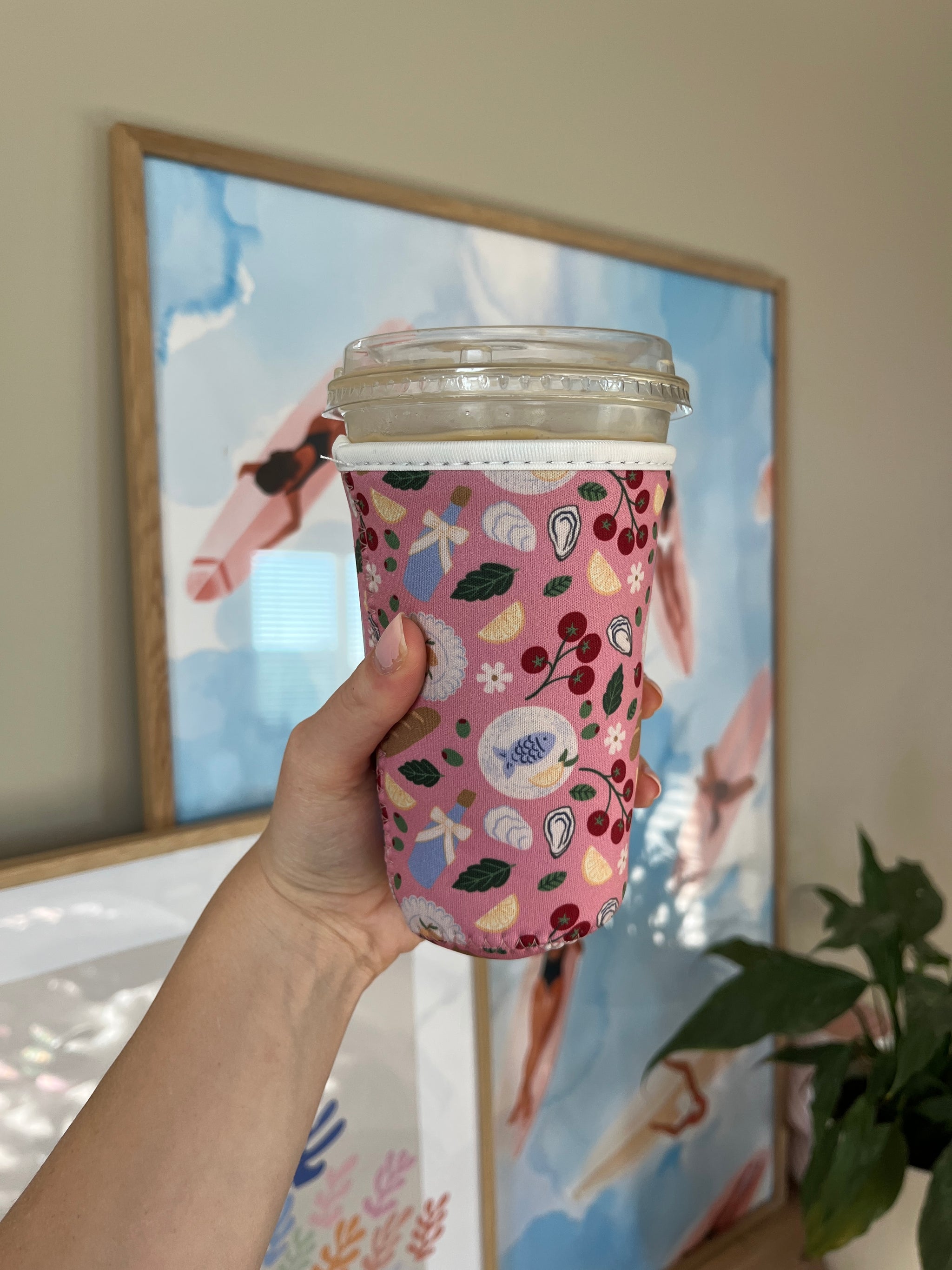 Medium Mediterranean Summer Cup Coozie – Xoxo Charley