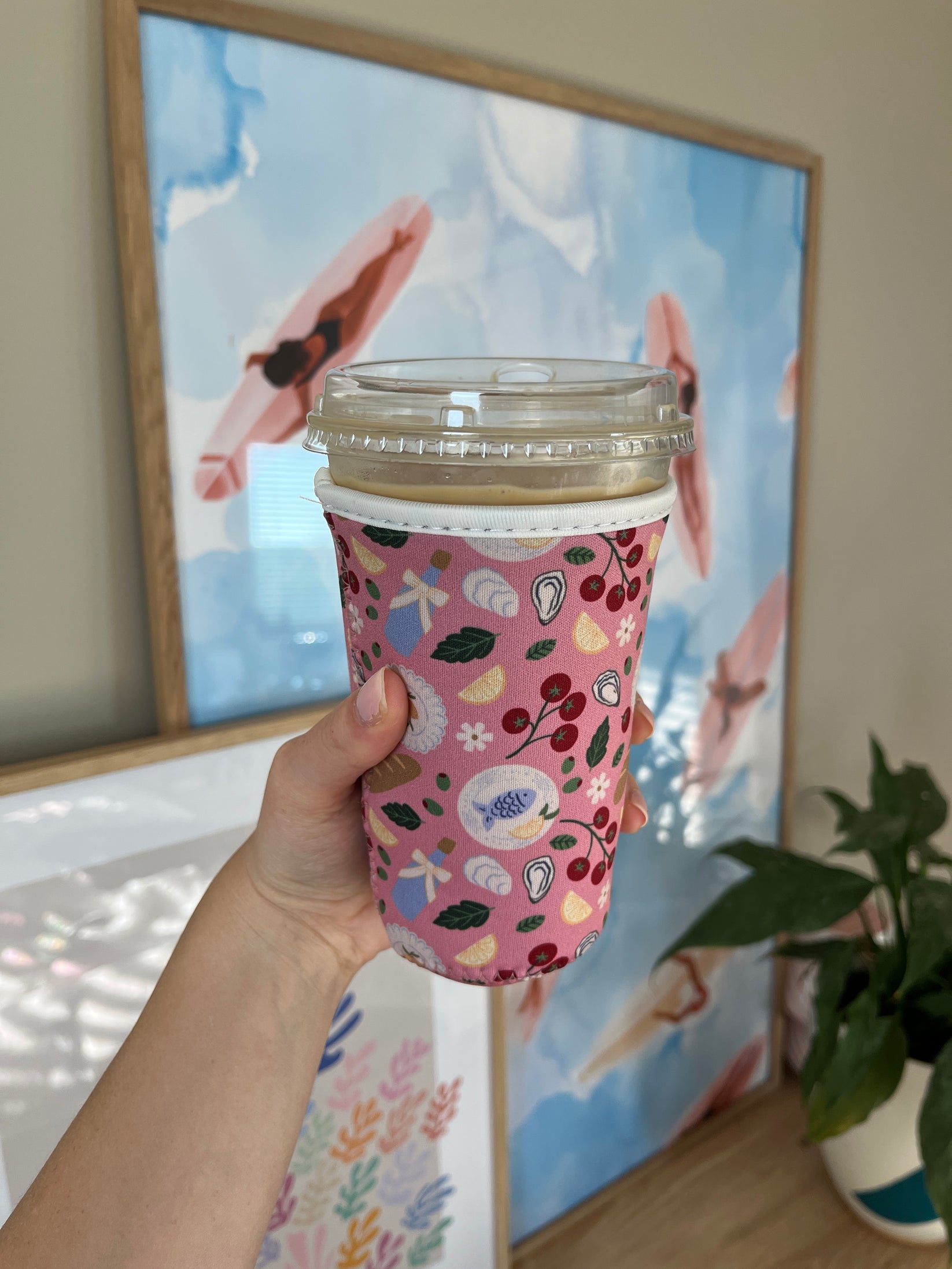 Medium Mediterranean Summer Cup Coozie – Xoxo Charley