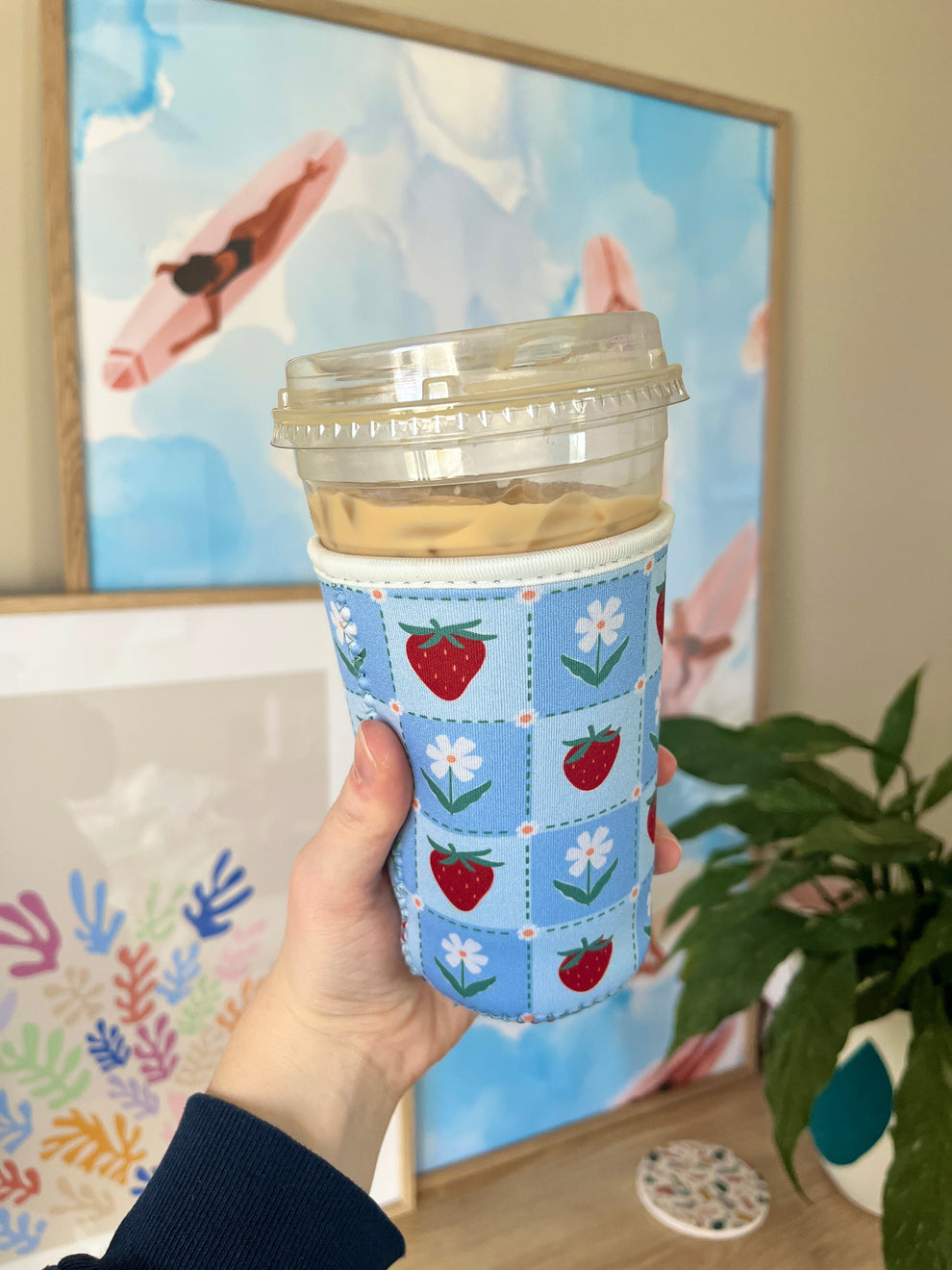 Medium Blue Spring Cup Coozie – Xoxo Charley